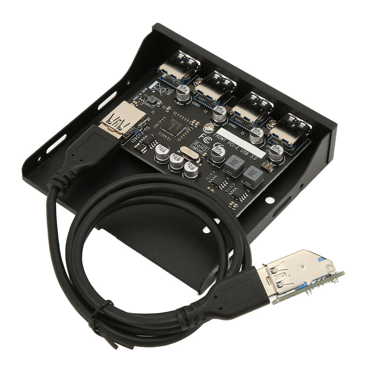 PCIE to USB 3.0 PC Front Panel, универсальный адаптер, 4 порта, для ...