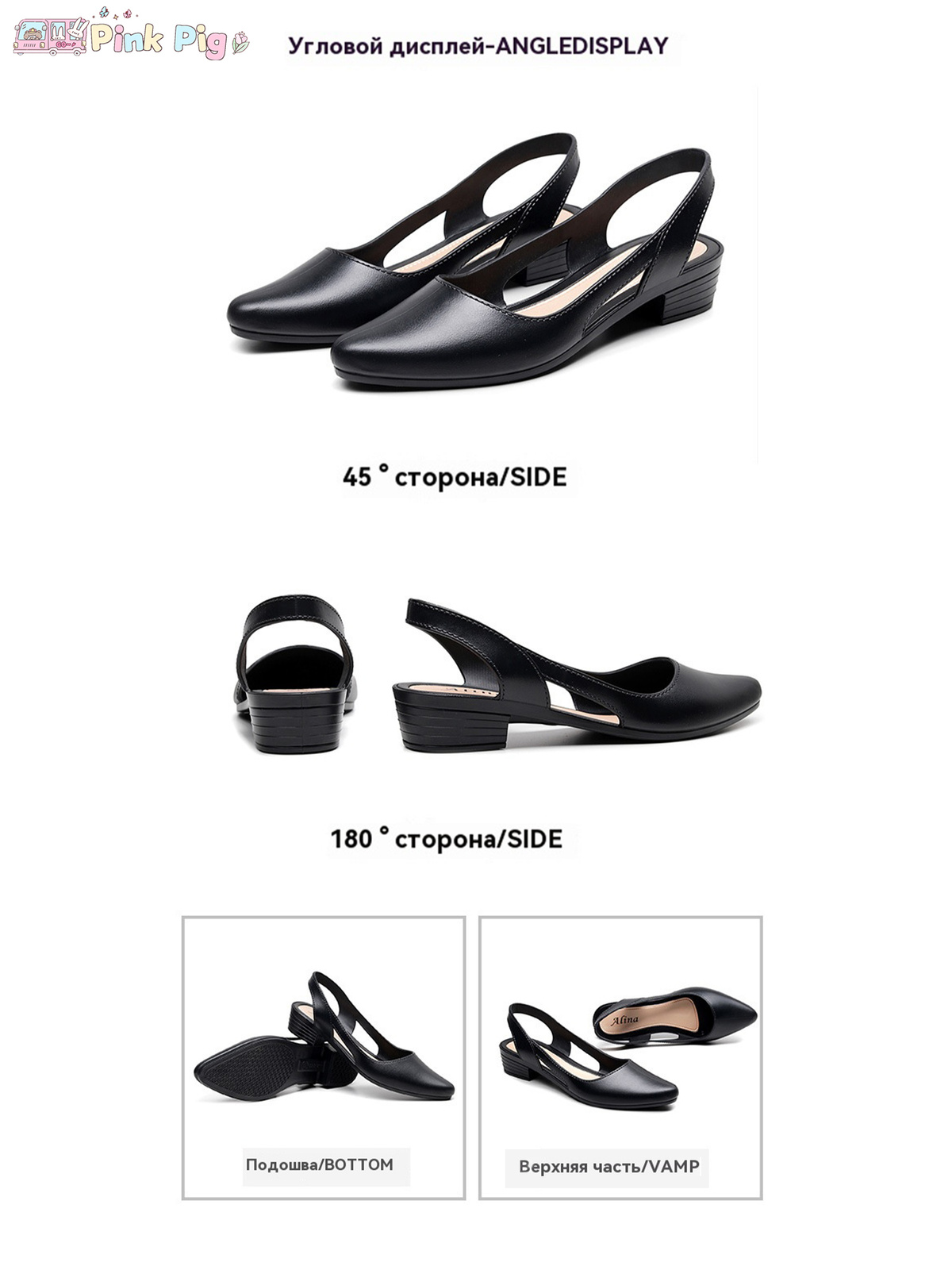 Босоножки Женский Mokie Стандартный низкий (до 4 см) ПВХ ...