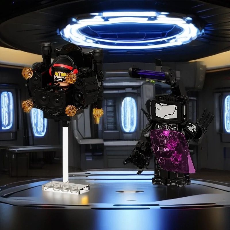 Skibidi Toilet/ игрушки минифигурки скибиди туалет /DJ Toilet Man ...