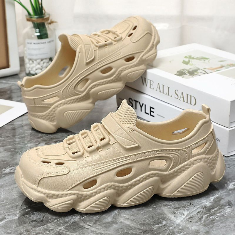 Сандалии Мужской, размер 44, 45 EVA Толстая подошва T (узкая) На любой сезон Китай Без застёжки ...