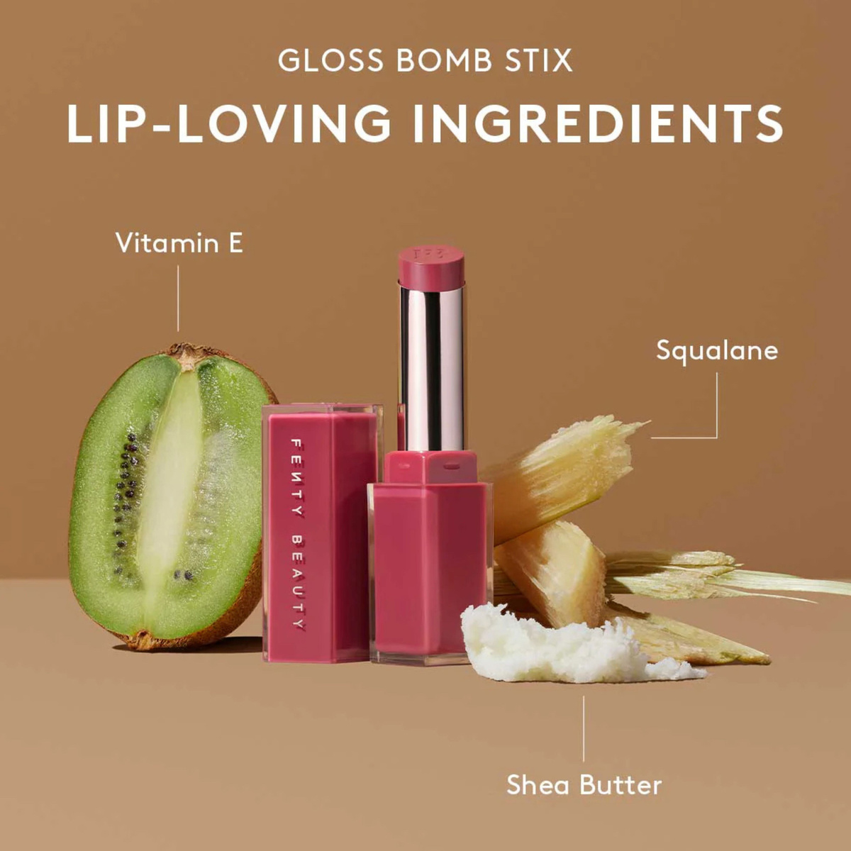 Fenty Beauty Gloss Bomb Stix Icy Amethy t, Премиальный лавандовый блеск ...