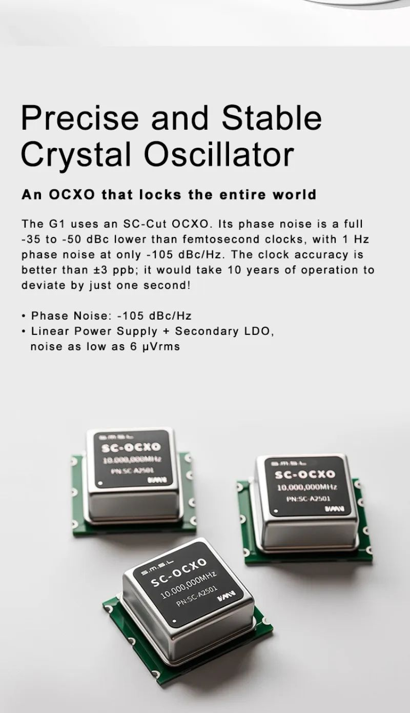 SMSL G1 Внешние Независимые Тактовые Импульсы OCXO Crystal Oscillator Эталонного Уровня Для ...