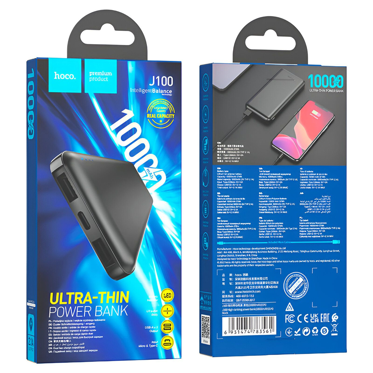 Внешний аккумулятор (Power Bank) hoco J115 купить c доставкой на OZON ...