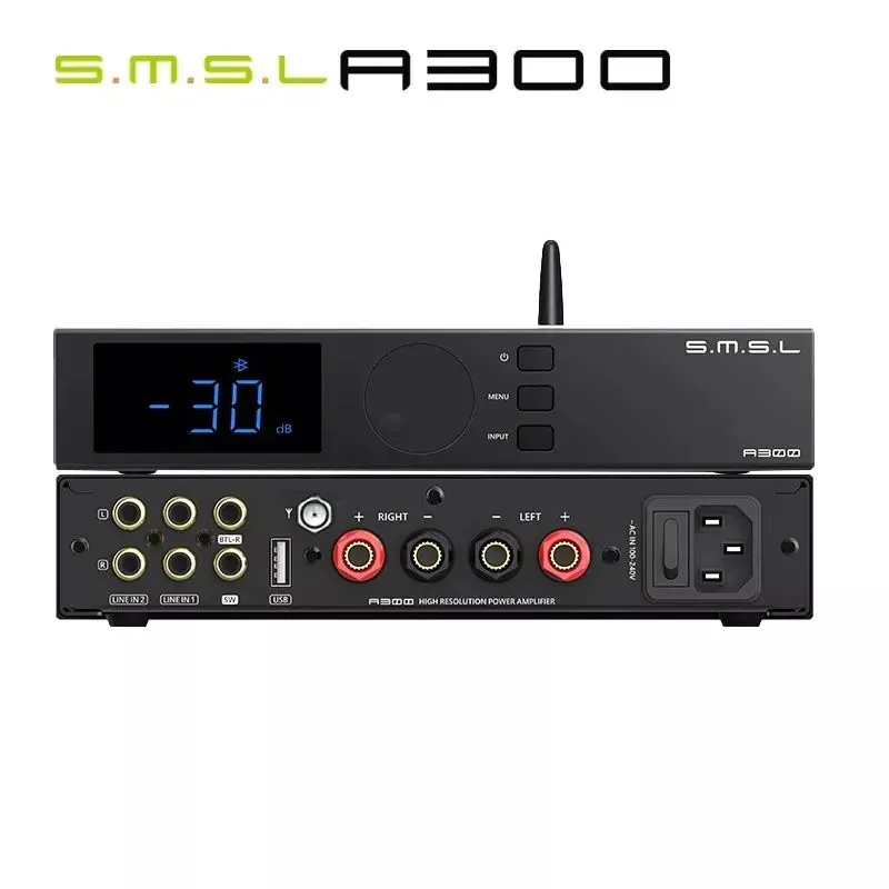 SMSL A300 аудиоусилитель, Hi-Fi стерео, 2x80W купить на OZON по низкой ...