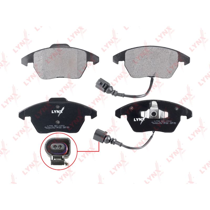 Колодки тормозные дисковые передние для Volkswagen Passat B6 2005-2010 ...