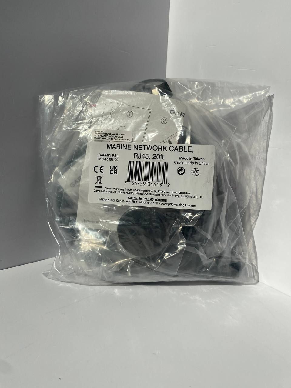Garmin Marine Network RJ45 Cable 20ft 6 метров купить на OZON по низкой ...