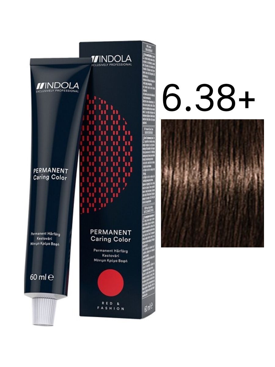 Indola Red&Fashion 6.38+ Краска крем для волос 60 мл купить на OZON по ...