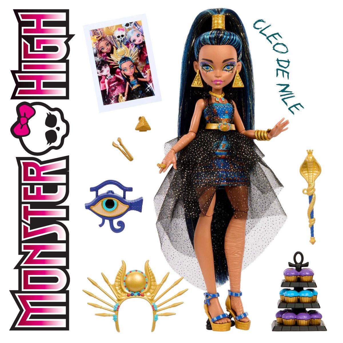 Шарнирная кукла Monster High Monster Ball HNF70 Cleo de Nile - Клео де ...