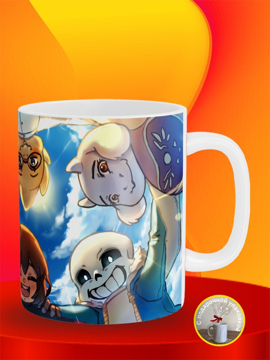 Кружка Geek Merch "Главные Персонажи Main Characters Undertale", 330 мл ...