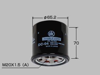 Фильтр масляный VIC Double Core DC-04 (C-224) купить на OZON по низкой ...