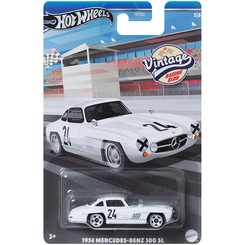 Машинка коллекционная Mattel HOT WHEELS Vintage Racing Club 2025 HRT81 ...