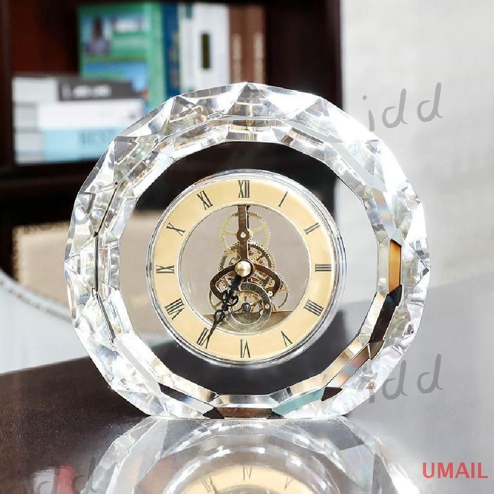 Настольные часы UMAIL, серебристыйСтеклоКитай купить c доставкой на ...