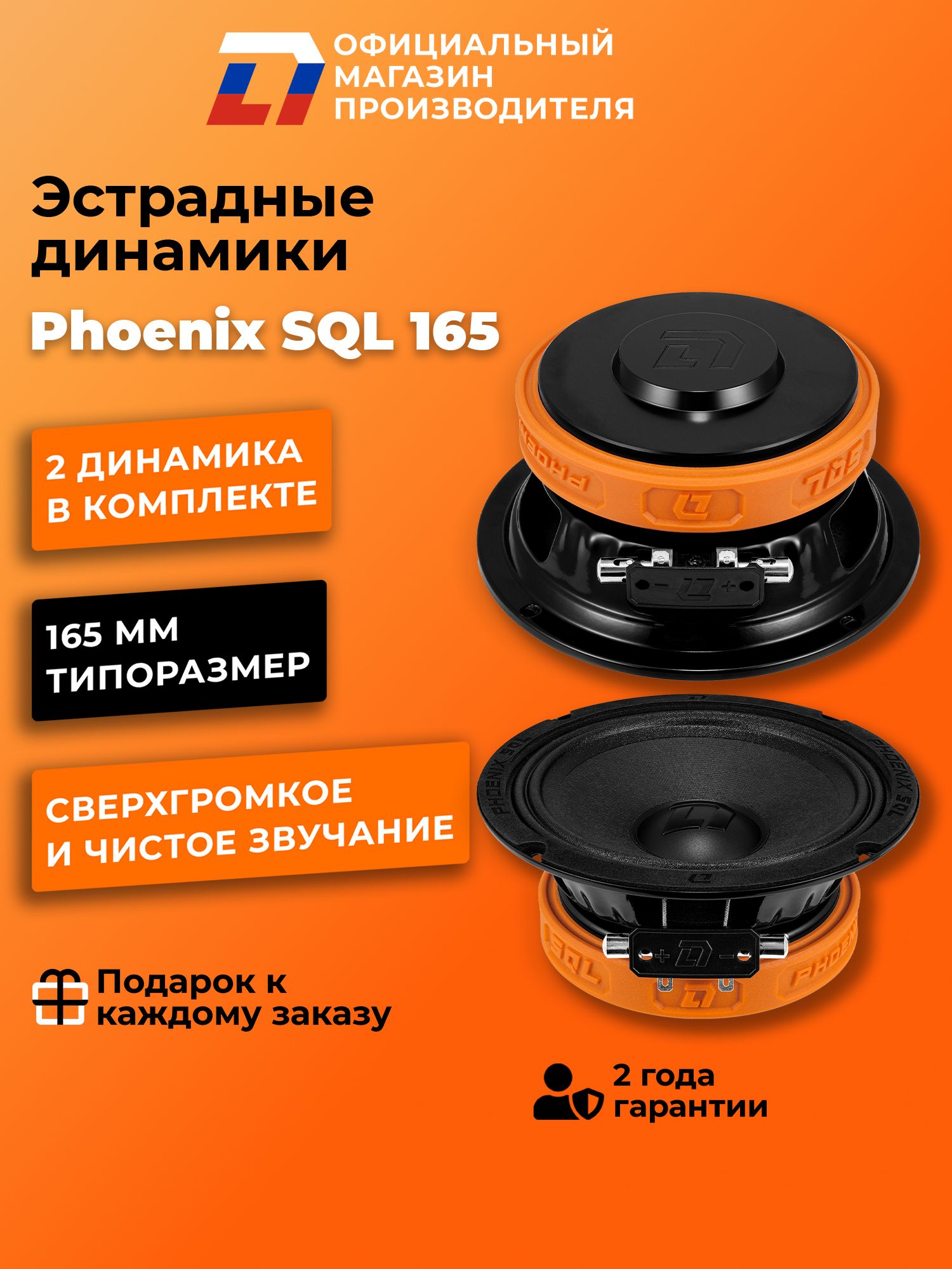 Динамики автомобильные 16 см DL Audio Phoenix SQL 165 пара купить на OZON по низкой цене (840719118)