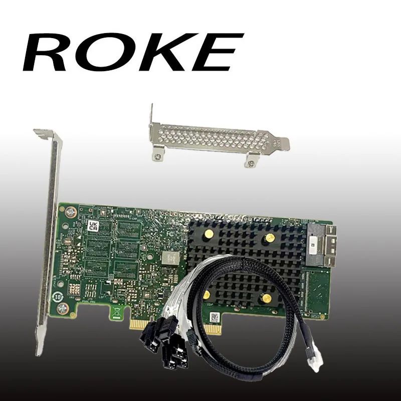 Broadcom LSI 9500-8i трехрежимный HBA контроллер 12 Гбит / с SATA SAS ...