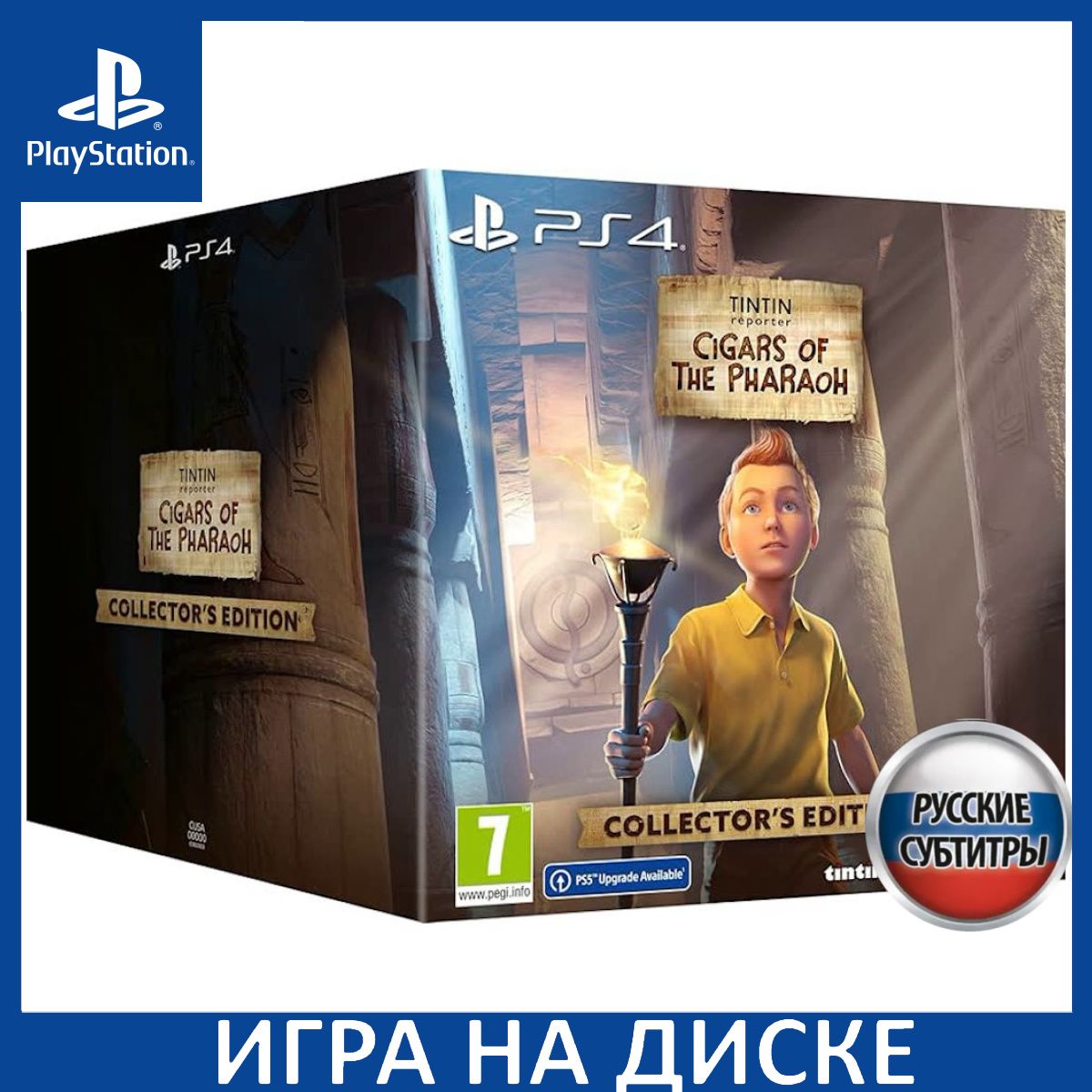 Игра Tintin Reporter Cigars of the Pharaoh Limited Edition PS4, PS5 ...