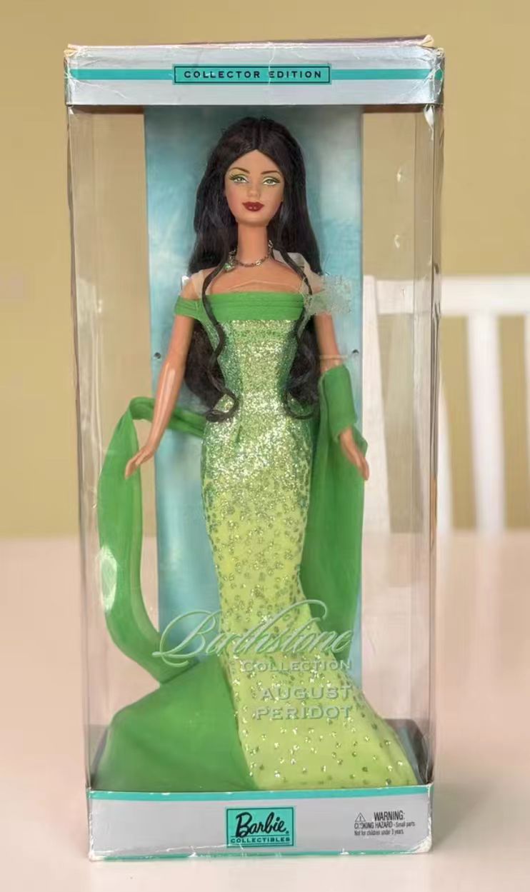 Barbie,Birthstone Collection August Peridot Blonde,которые стоит ...