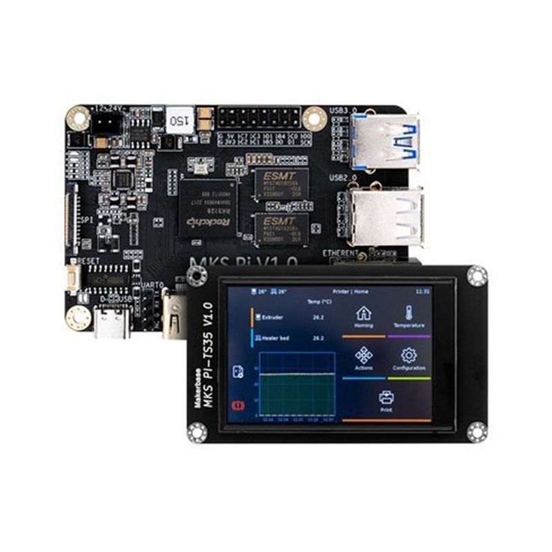 W2Контроллер материнской платы MKS PI KLIPPER, 64 бита SOC, встроенный ...