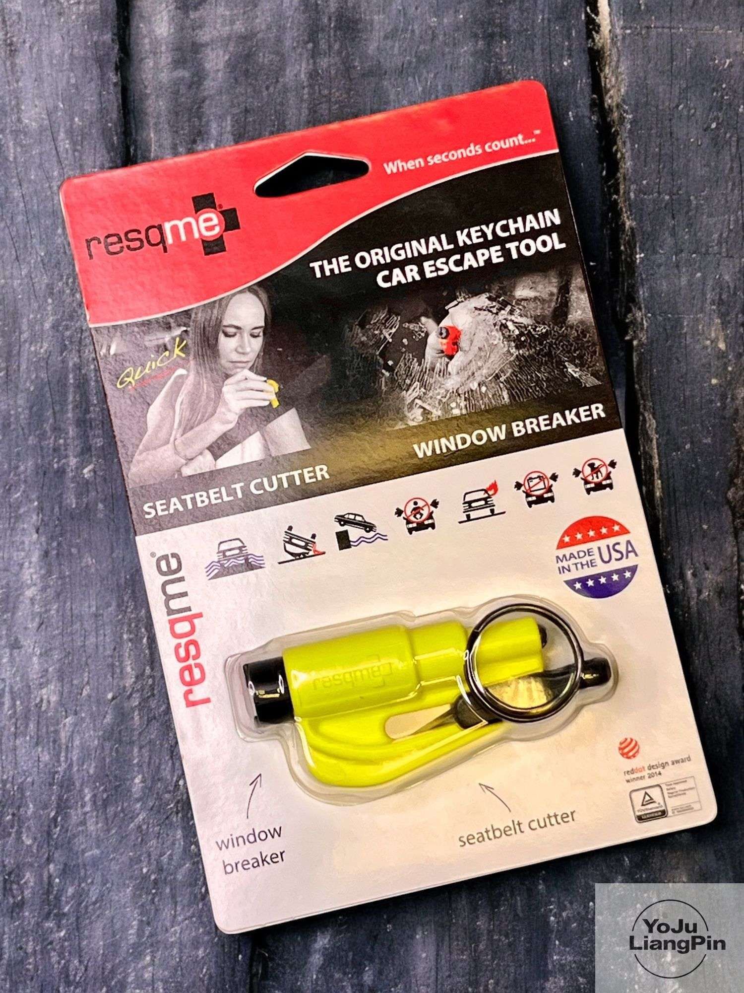 Спасательный инструмент Resqme LH07 ResQMe Keychain Tool, Neon купить ...