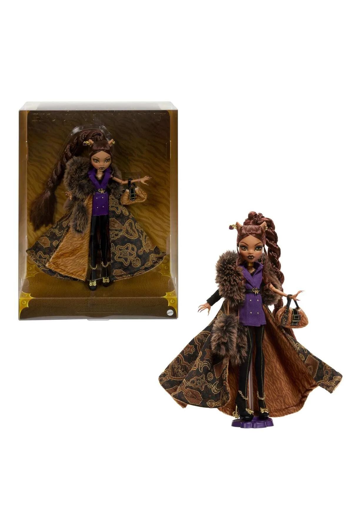 Кукла Clawdeen Wolf House of Wolf с шикарным пальто и эксклюзивными ...