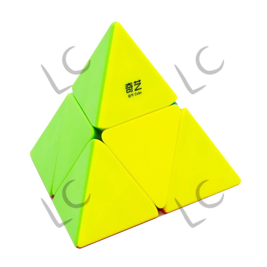 Пирамидка Рубика QiYi Pyraminx 2x2 Stickerless / Головоломка для детей ...