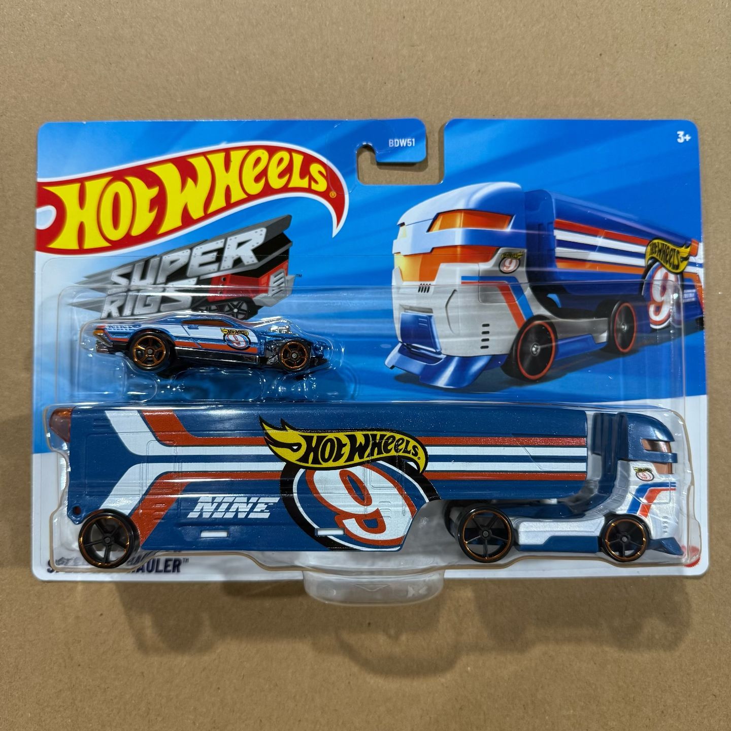 Hot Wheels Super Transport Series, литая модель 1:64(BDW51-C Грузовой ...