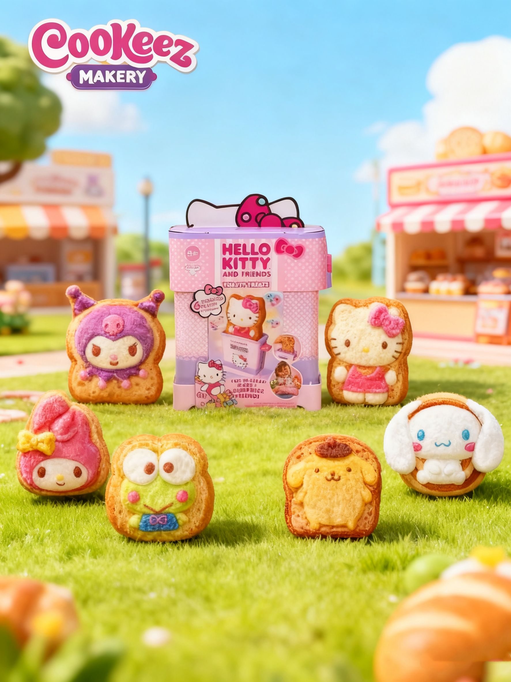 Cookeez Makery Тостер Hello Kitty и его друзья Toasty Treatz, 6 ...