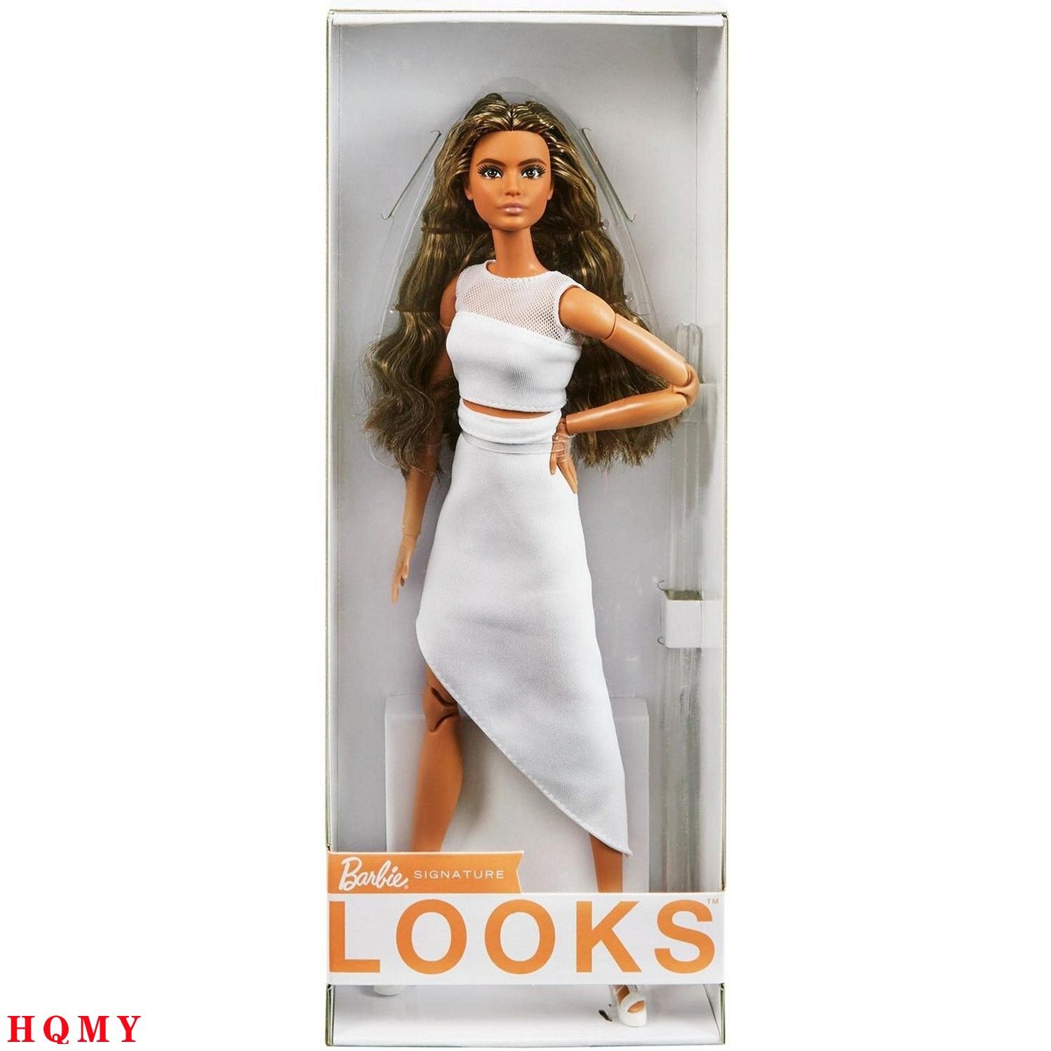 Эксклюзивная брюнетка Barbie Looks от Mattel, модель GTD89 купить на ...