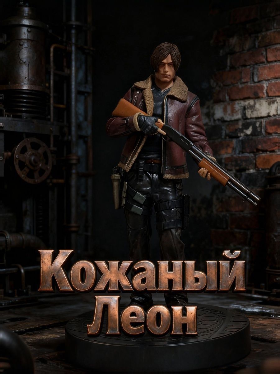 Biohazard Leon Scott Kennedy Фигурка в Кожаной Куртке купить на OZON по ...