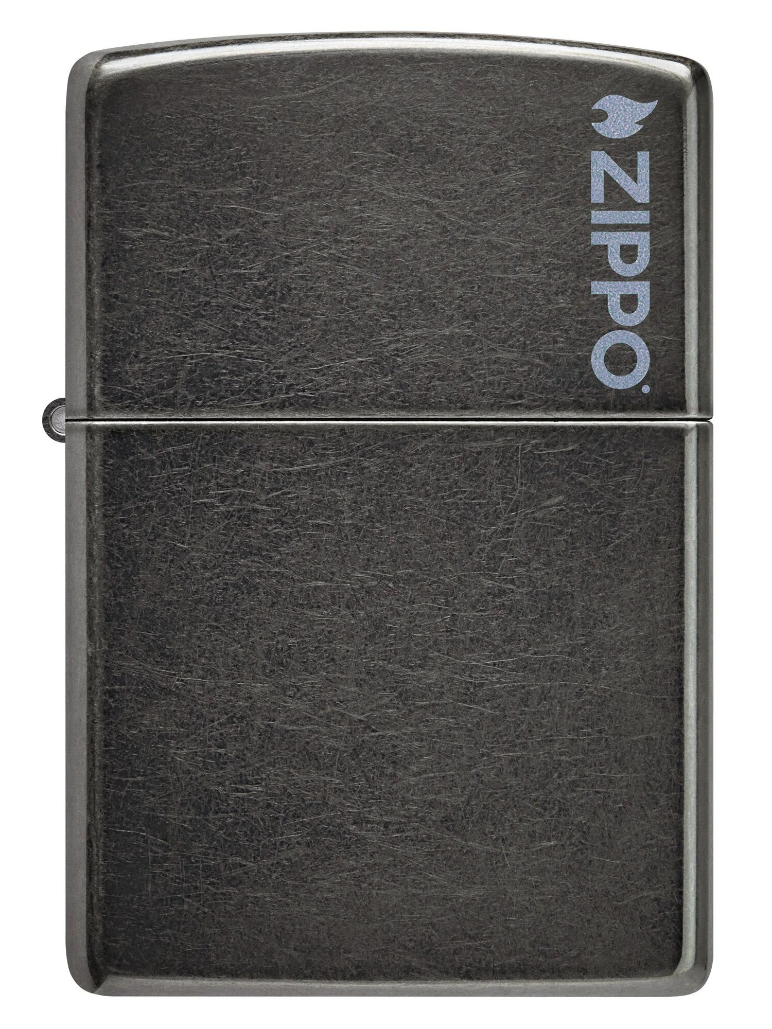 Бензиновая зажигалка ZIPPO Classic 28378ZL Logo с покрытием Gray Dusk ...
