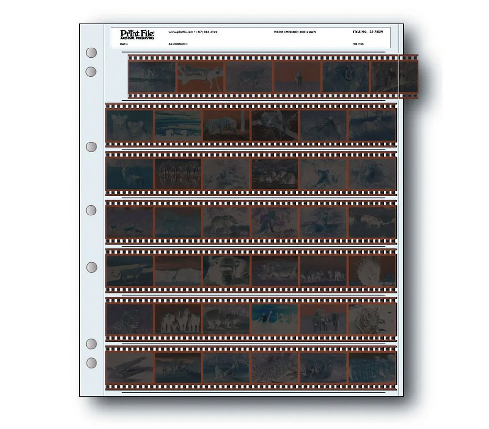 Сливеры PrintFile 35-7BXW, для 35-мм пленки, 100 листов - купить с ...