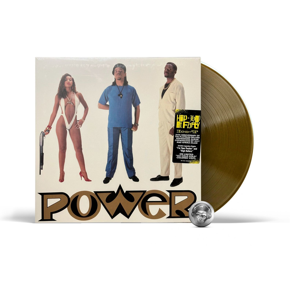 Ice-T - Power (coloured) (LP) 2023 Gold, Limited Виниловая пластинка ...