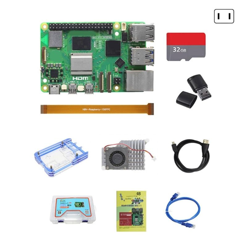 Для Raspberry Pi 5 Development Board Basic Package-8GB-American ...