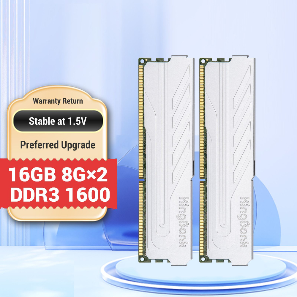 Модуль оперативной памяти Kingbank Heatsink Ddr3 1600mhz 16g8 ГБ 8 ГБ×