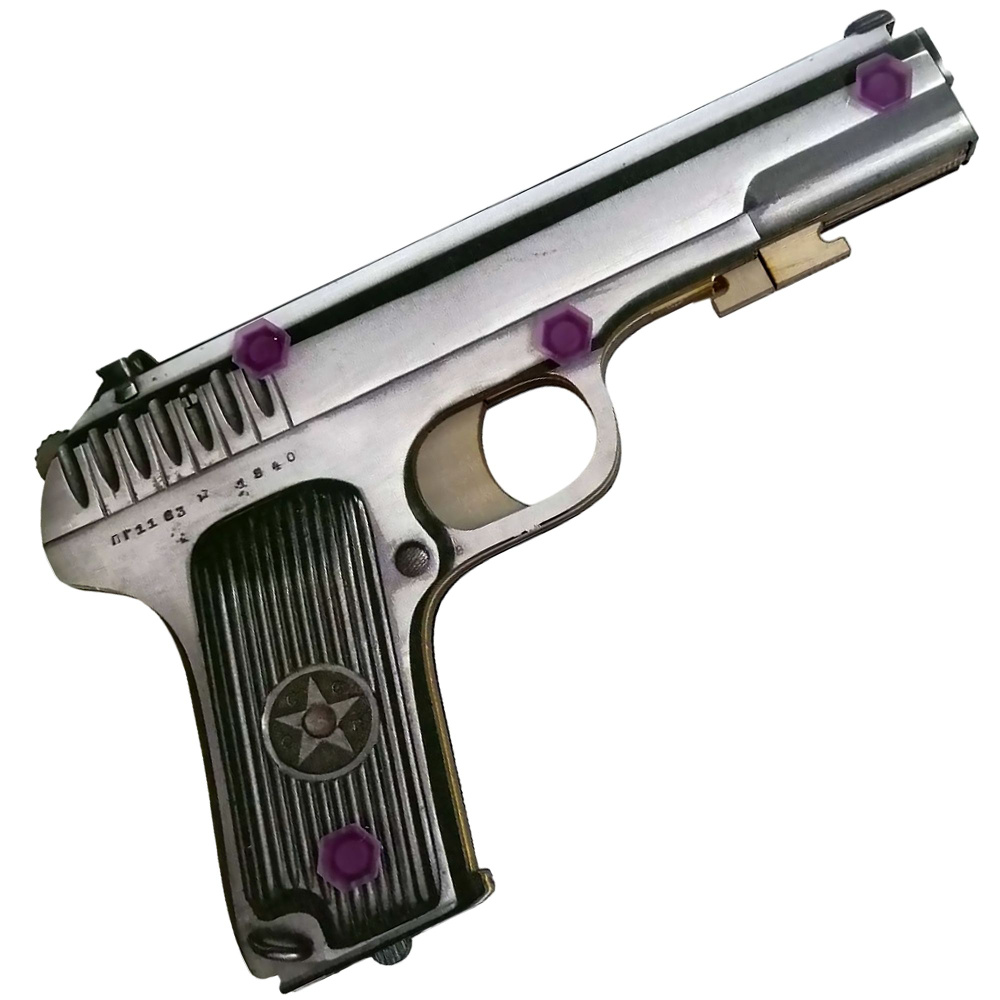 Пистолет резинкострел из дерева ТТ Классика - купить с доставкой по ...