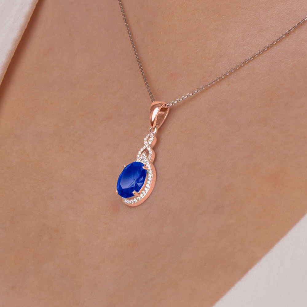 Подвеска Strekoza из серебра с сапфиром - купить с доставкой по выгодным ценам в интернет ...