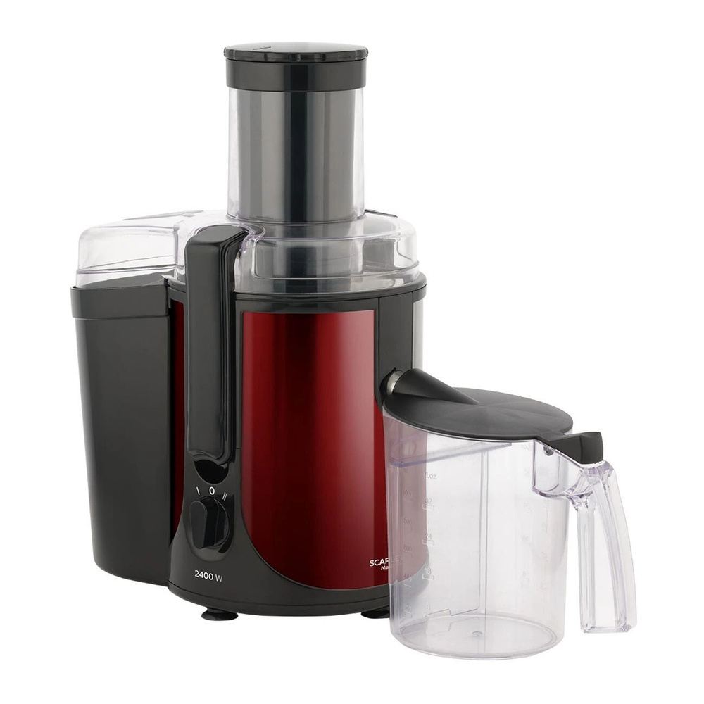 Соковыжималка шнековая Scarlett SC-JE50S48, красный, черный - купить по ...