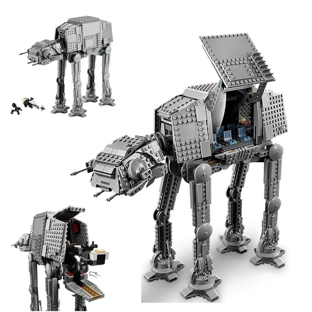 Конструктор Звездные войны Штурмовой шагоход Первого Ордена, 1267 дет ...