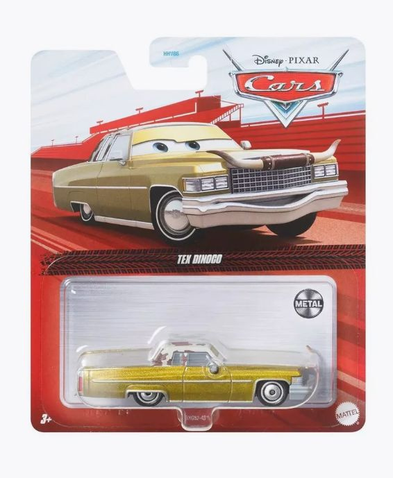 Машинка Cars Герои мультфильмов коллекционная Tex Dinoco GXG52 - купить ...