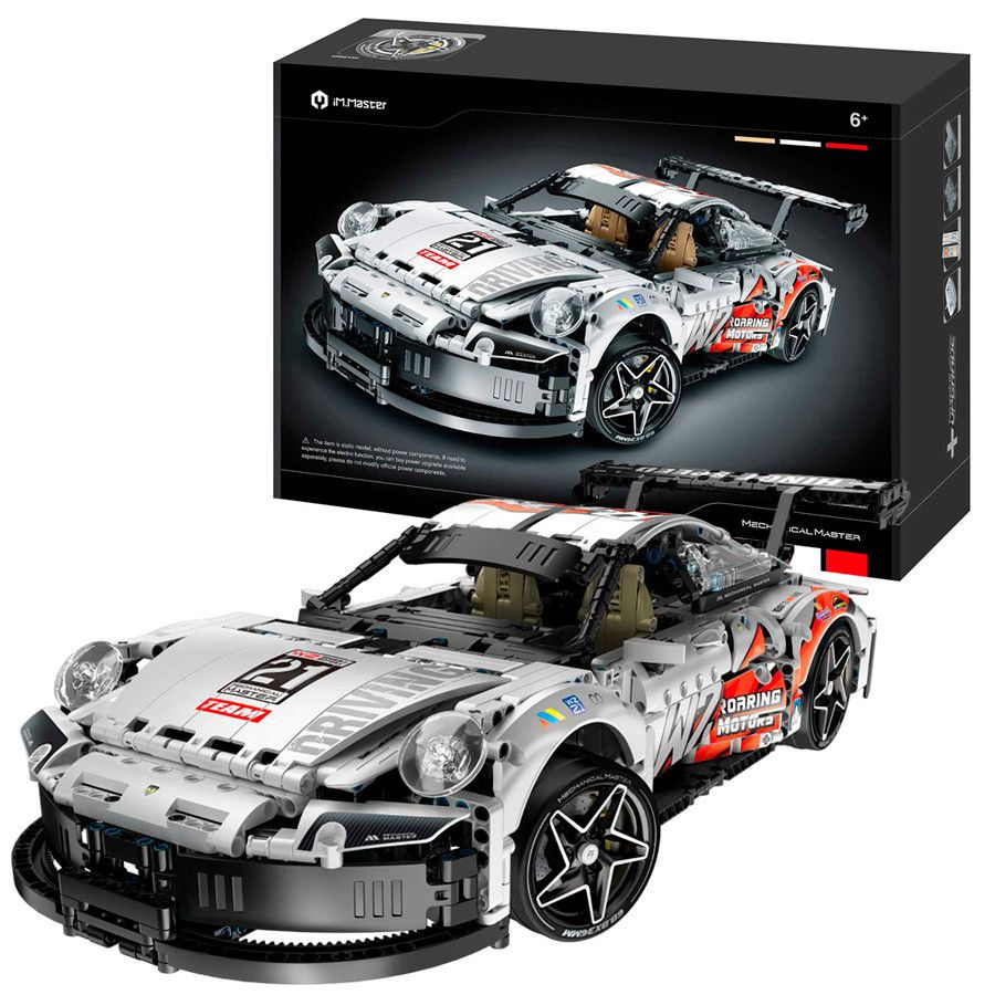 Конструктор Спорткар Porsche 911, Техник, серия Mechanical Master, 1551 деталь, iM.Master 9821 ...