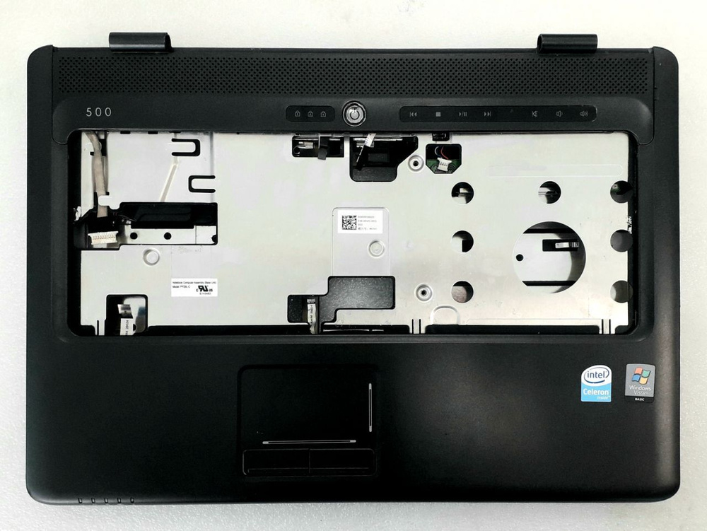 Нижняя часть корпуса в сборе с топ-кейсом и поддоном для ноутбука Dell ...