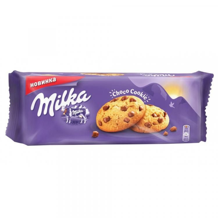 Печенье Milka (Милка) с кусочками шоколада 168 г - 4 шт. - купить с ...