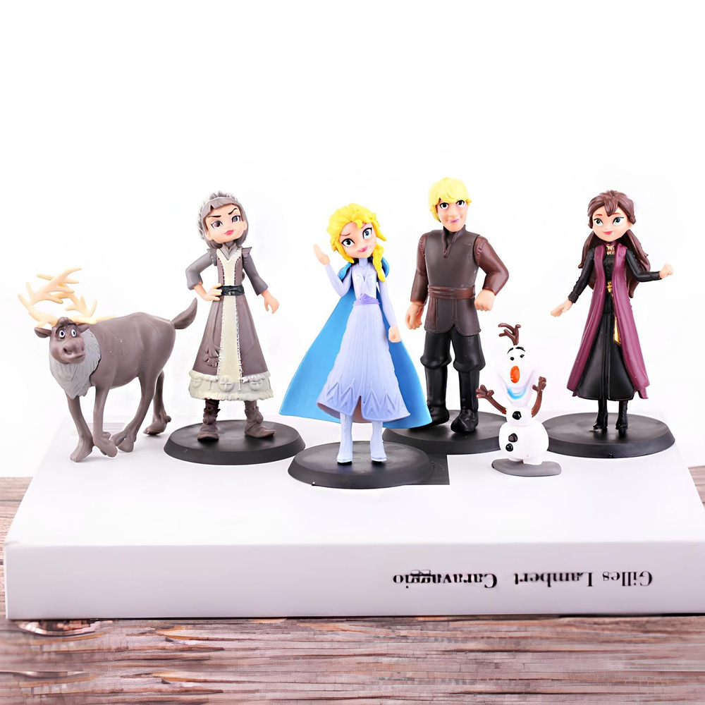 Набор фигурок Холодное сердце 2 Анна Эльза Кристоф Свен Олаф/ Frozen II ...