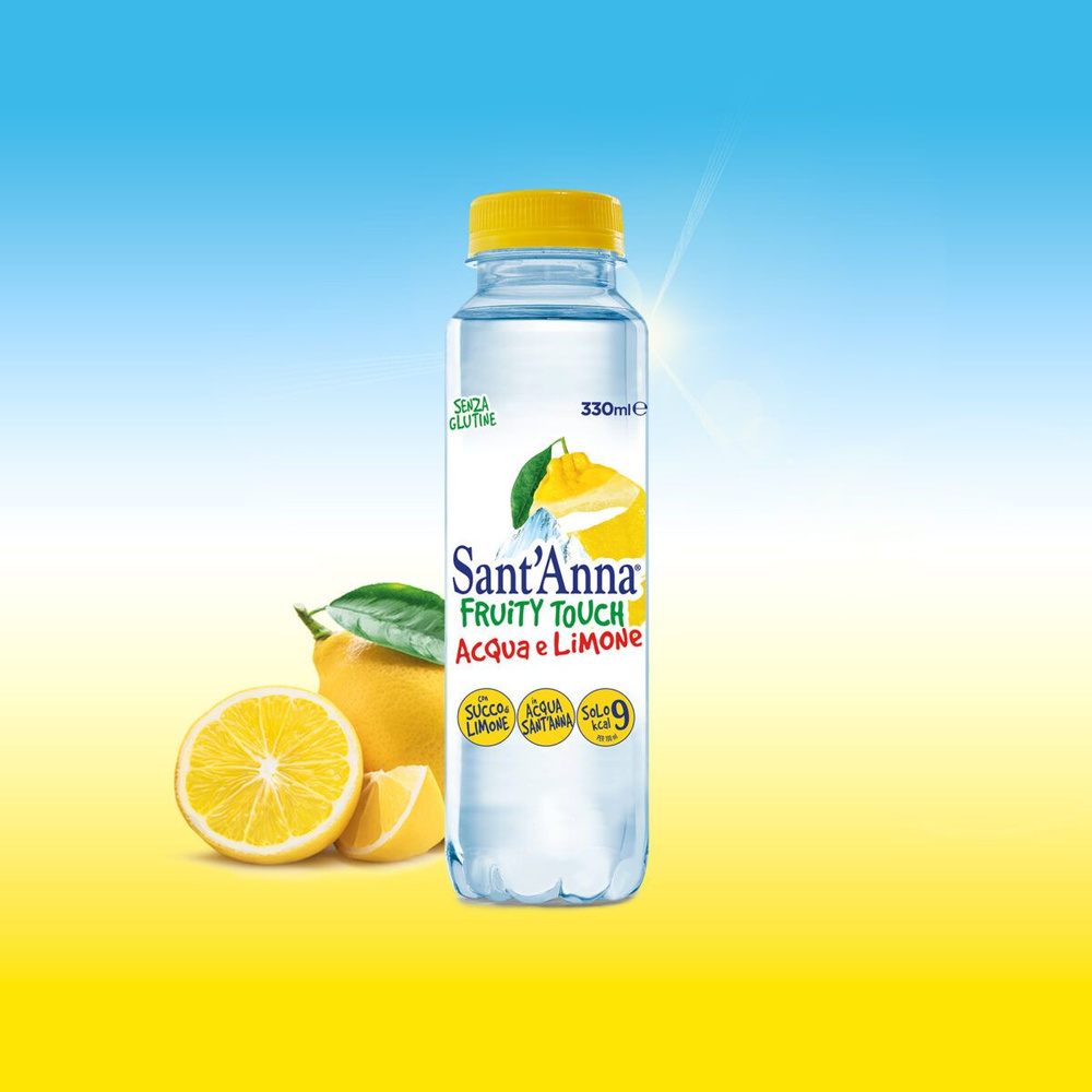 Вода Sant'Anna Fruity Touch with Lemon (Сант Анна со вкусом Лимона ...