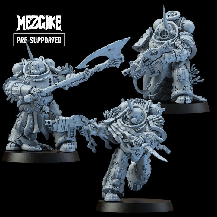 Миниатюра Wh40k DnD Death Guard / Гвардия Смерти: Dredge Marine ...