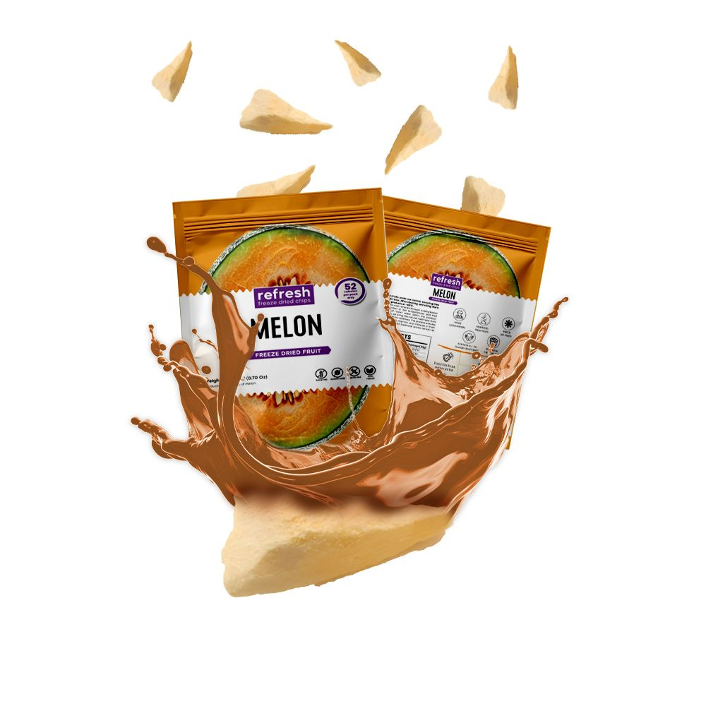 Refresh Chips Freeze Dried Melon - Сублимированные фруктовые чипсы 20г ...