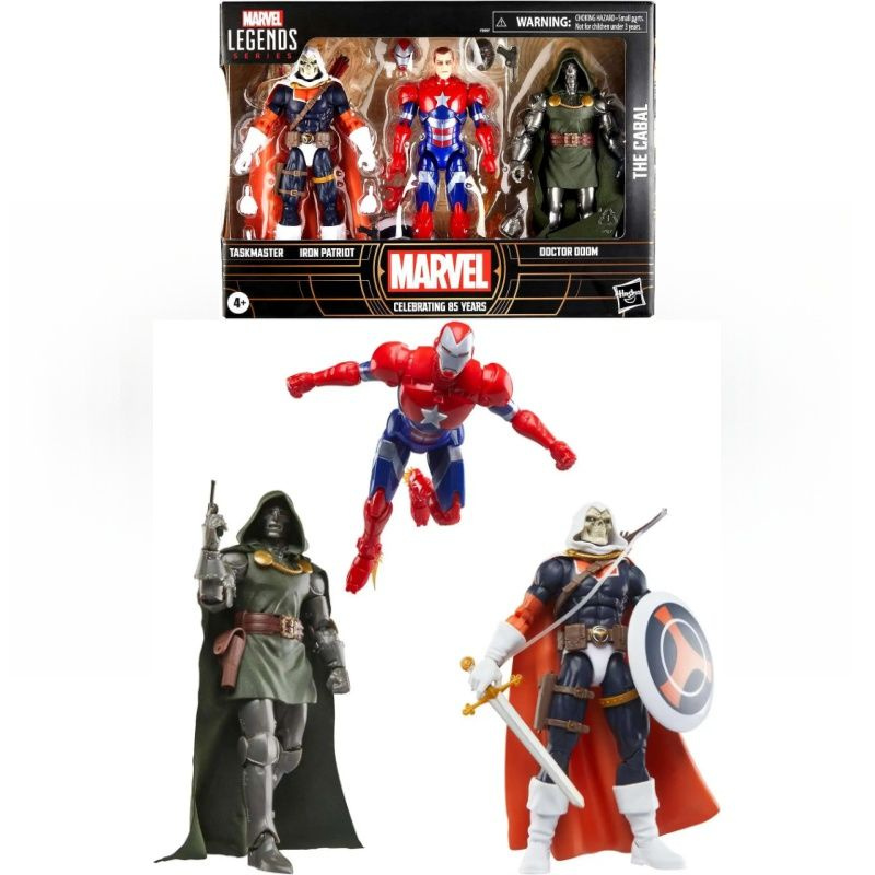 фигурки игрушки Marvel Legends Dr. Doom, Iron Patriot & Taskmaster ...