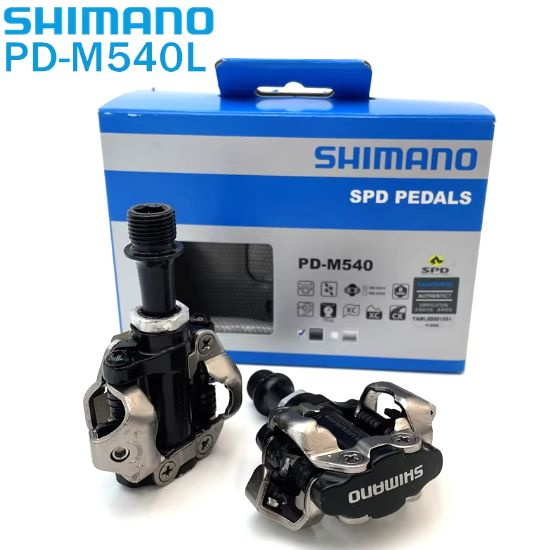 Контактные педали spd Shimano pd-m540 orig черные + 2 шипа sh51 купить ...