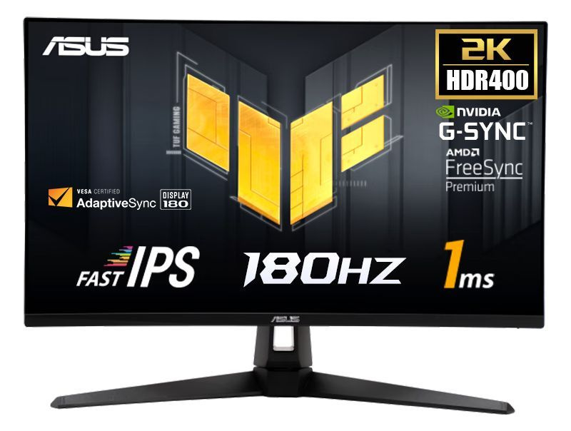 ASUS 27" Монитор ASUS TUF VG27AQL3A 2K 180HZ, черный купить на OZON по низкой цене (1509325655)