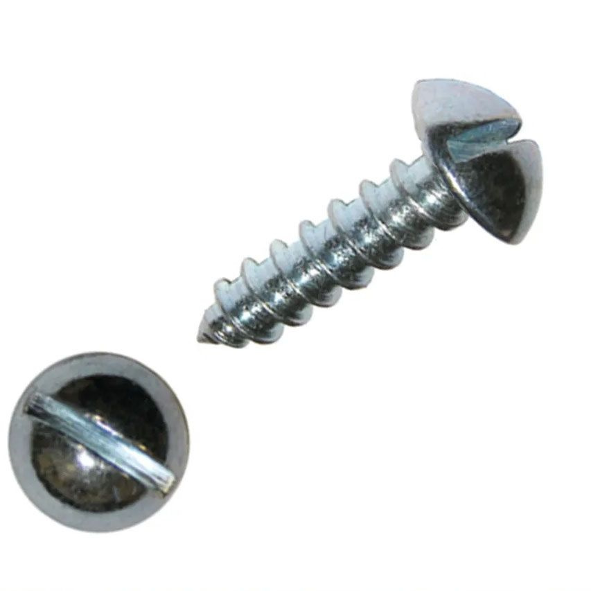 Шуруп по дереву 4х12 цинк ГОСТ 1144-80 (аналог DIN 96) с полукруглой головкой с прямым шлицем ...