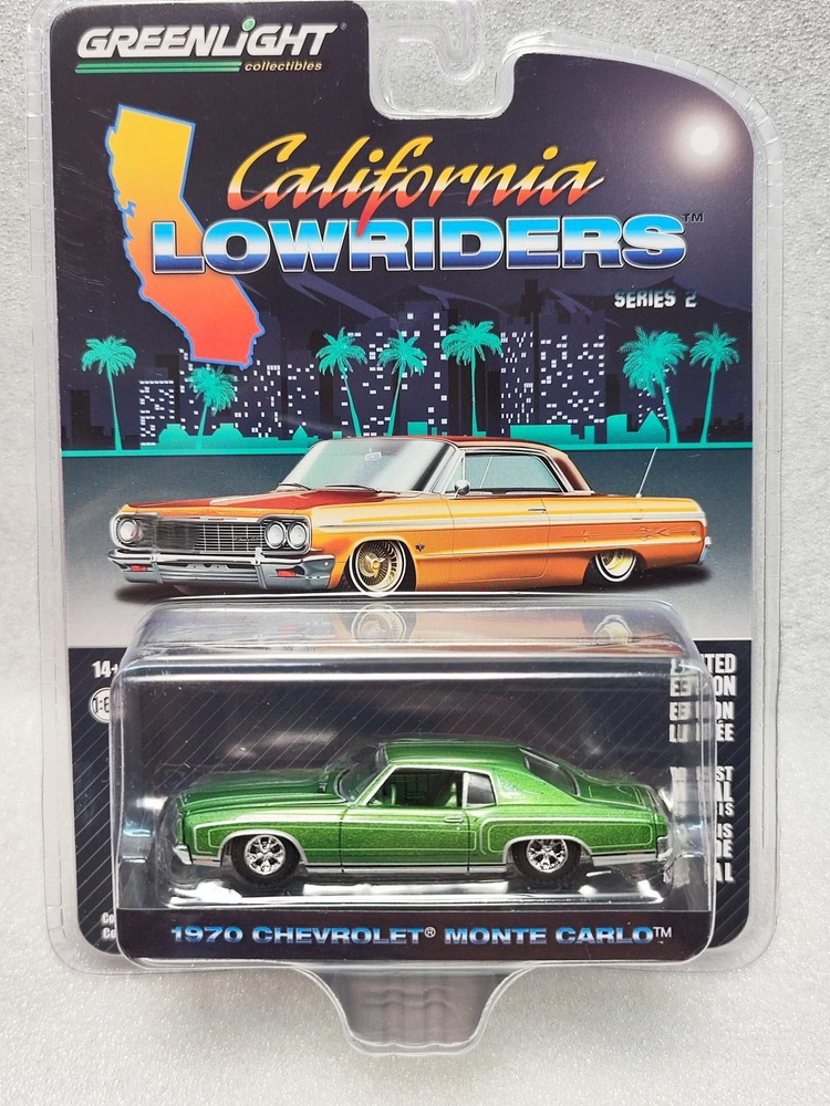 Машинка Greenlight 1:64 1970 Chevrolet Monte Carlo toy gifts купить на ...